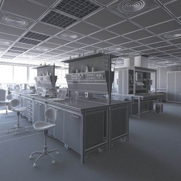 Pathology Laboratory 3D-Modell - TurboSquid 1688186