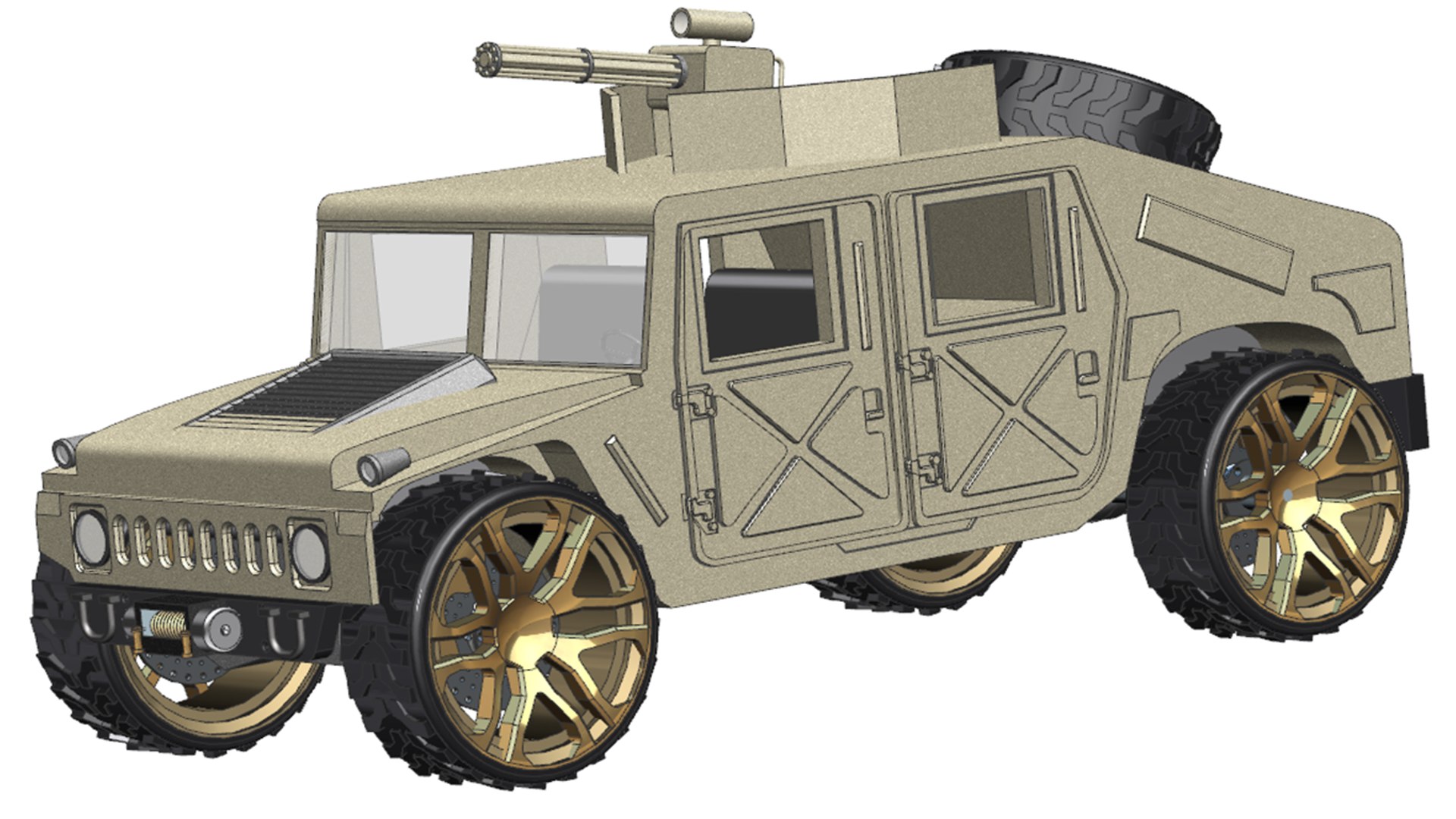 3D model army hummer - TurboSquid 1152952