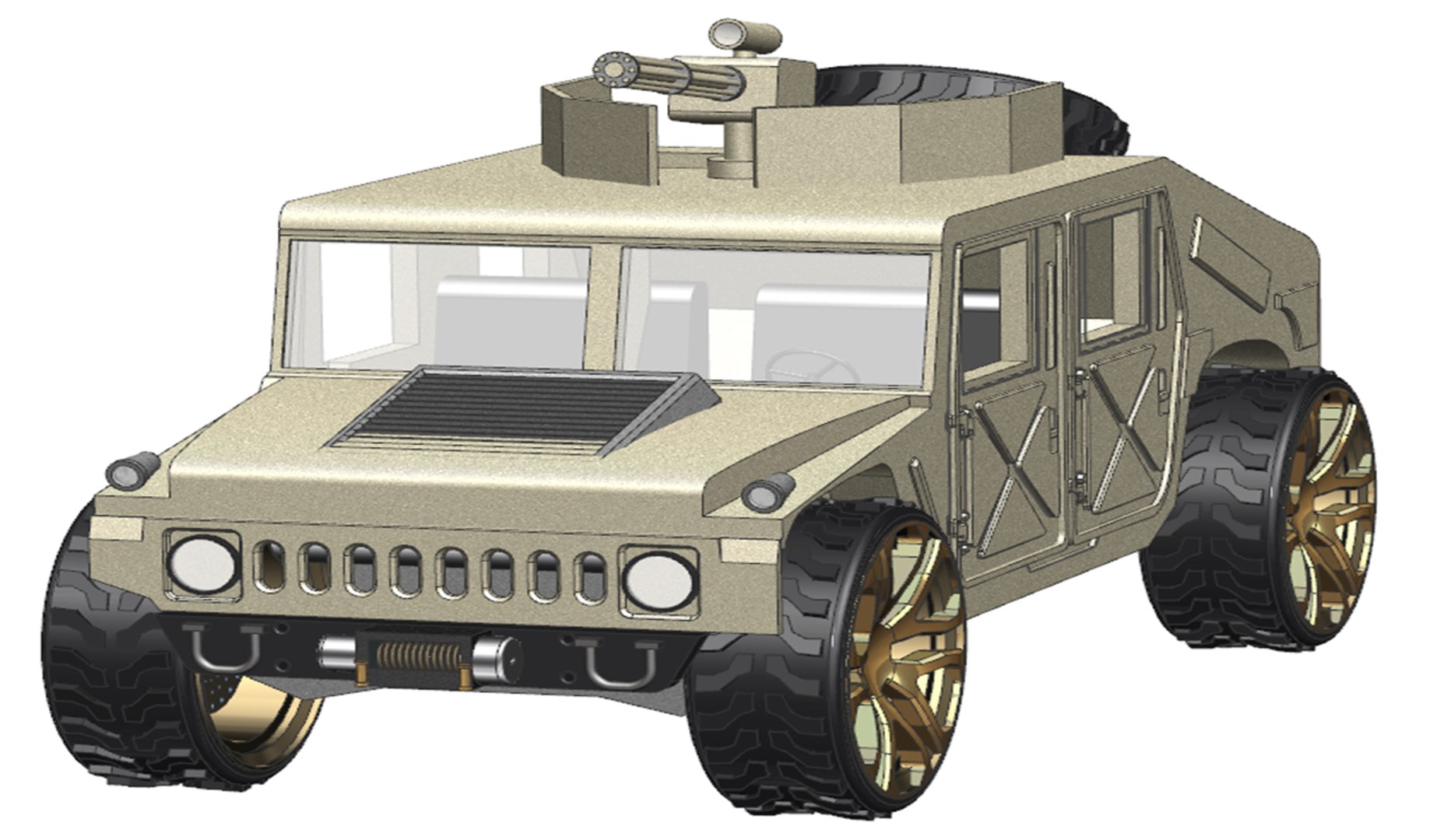 3D model army hummer - TurboSquid 1152952