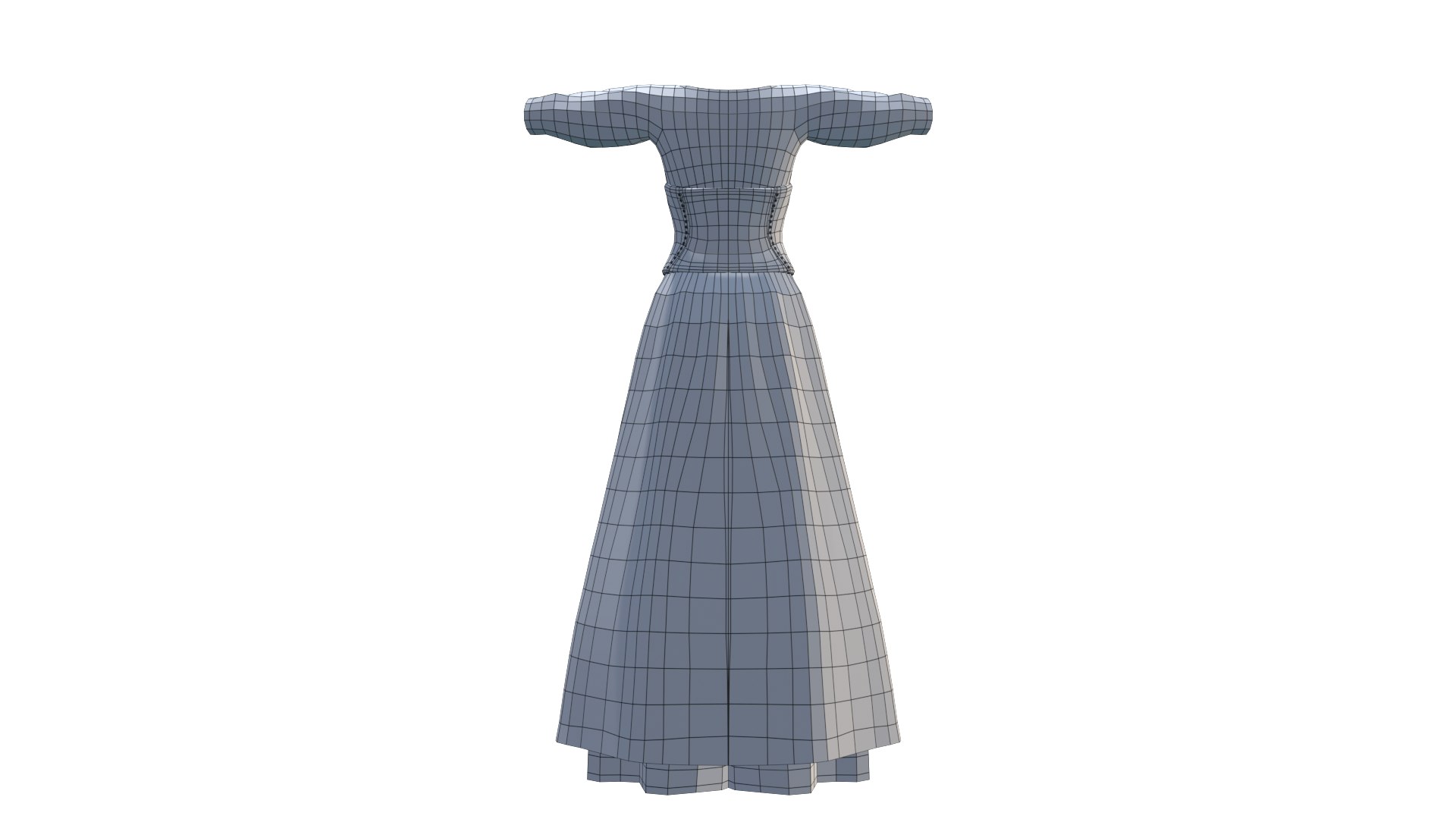 Medieval Retro Dress 3D Model 3D Model - TurboSquid 2303753