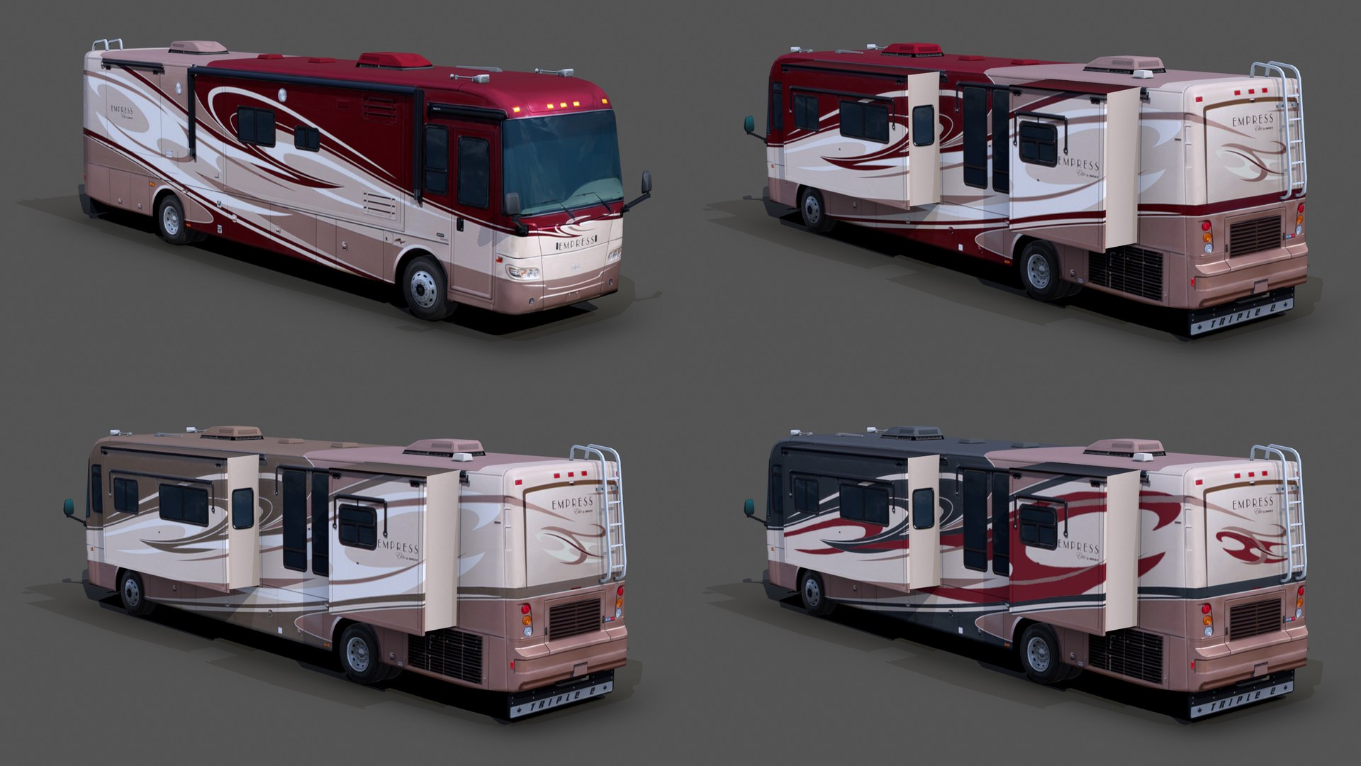 3D Triple E Empress RV 2009 - TurboSquid 1762883