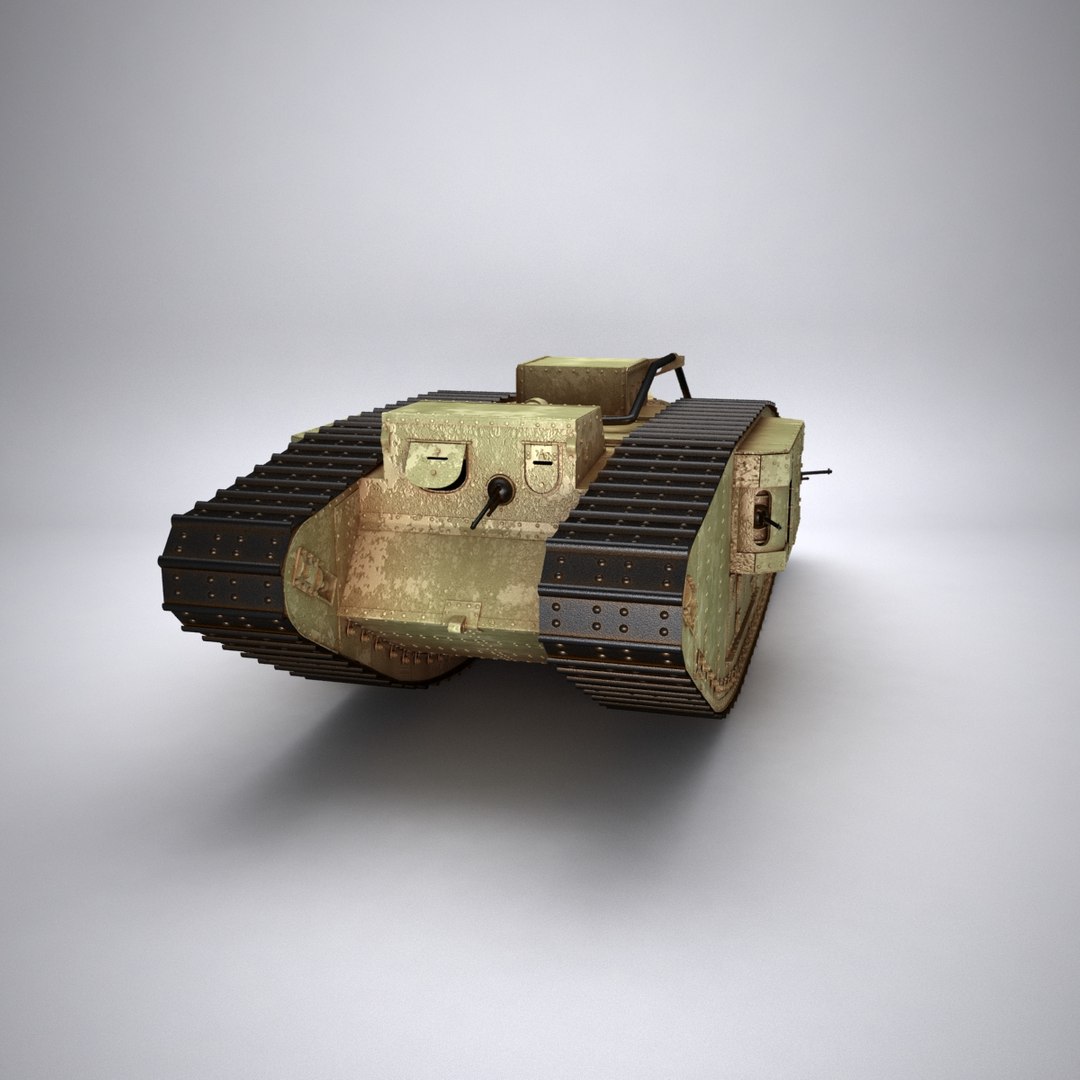3d Model Of Mark War Tank