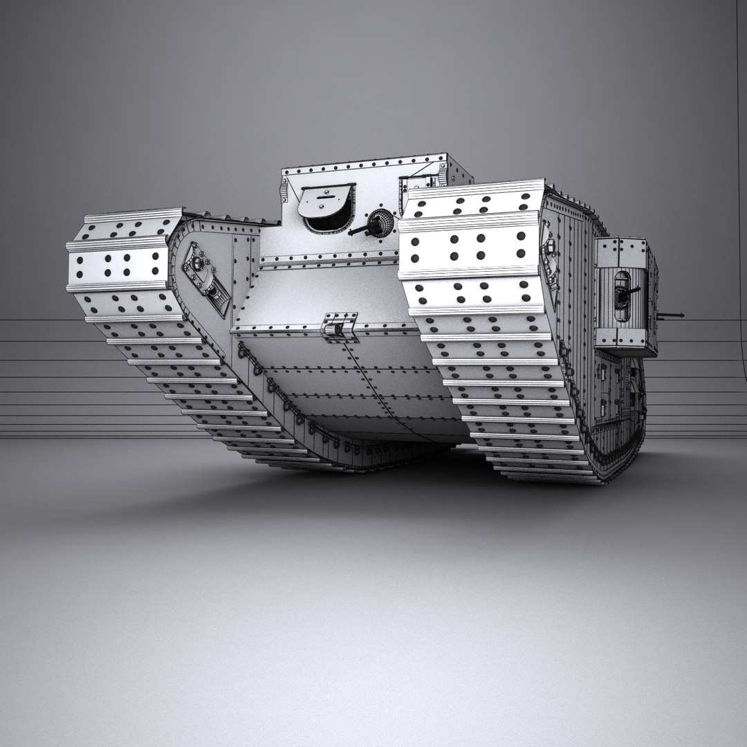 3d Model Of Mark War Tank