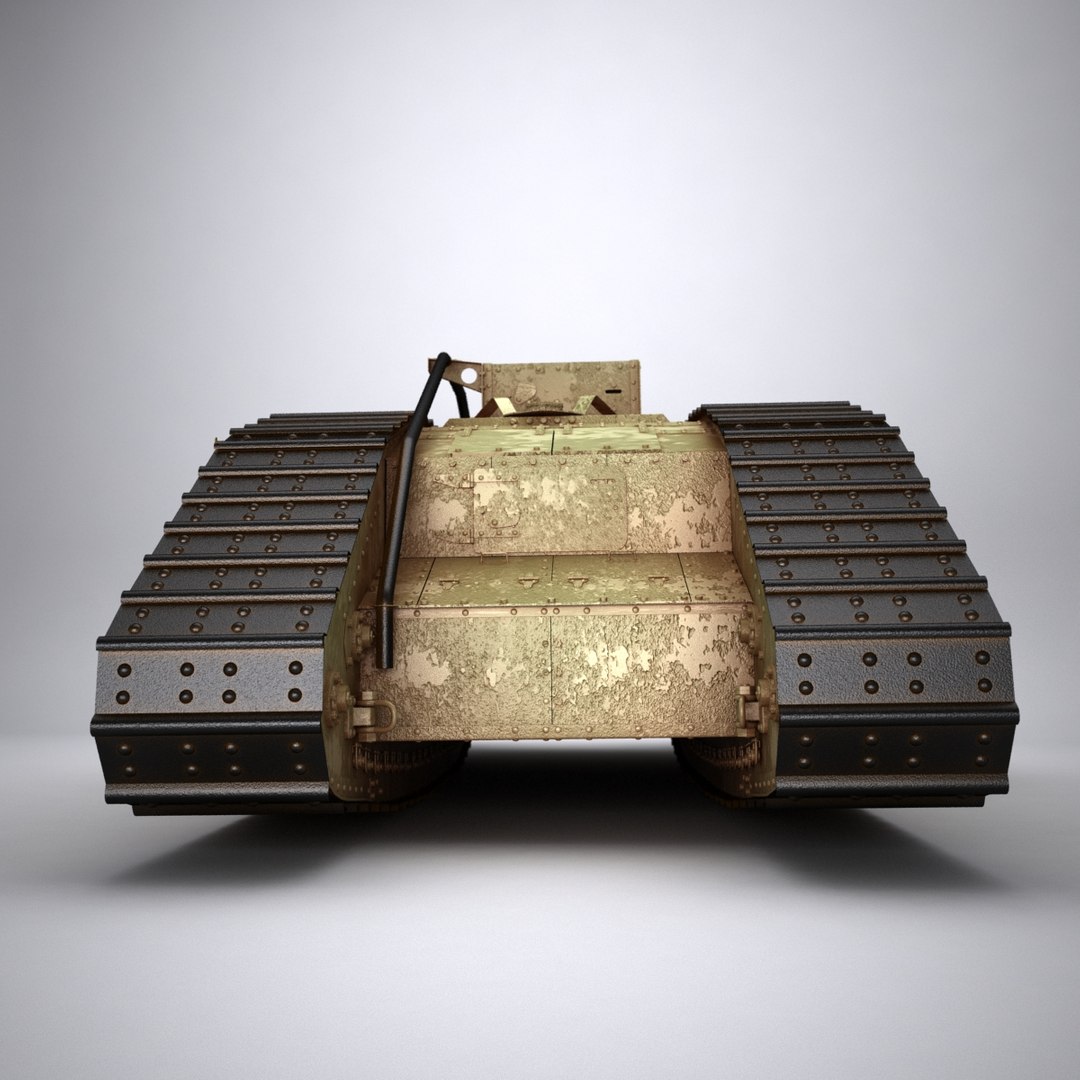 3d Model Of Mark War Tank