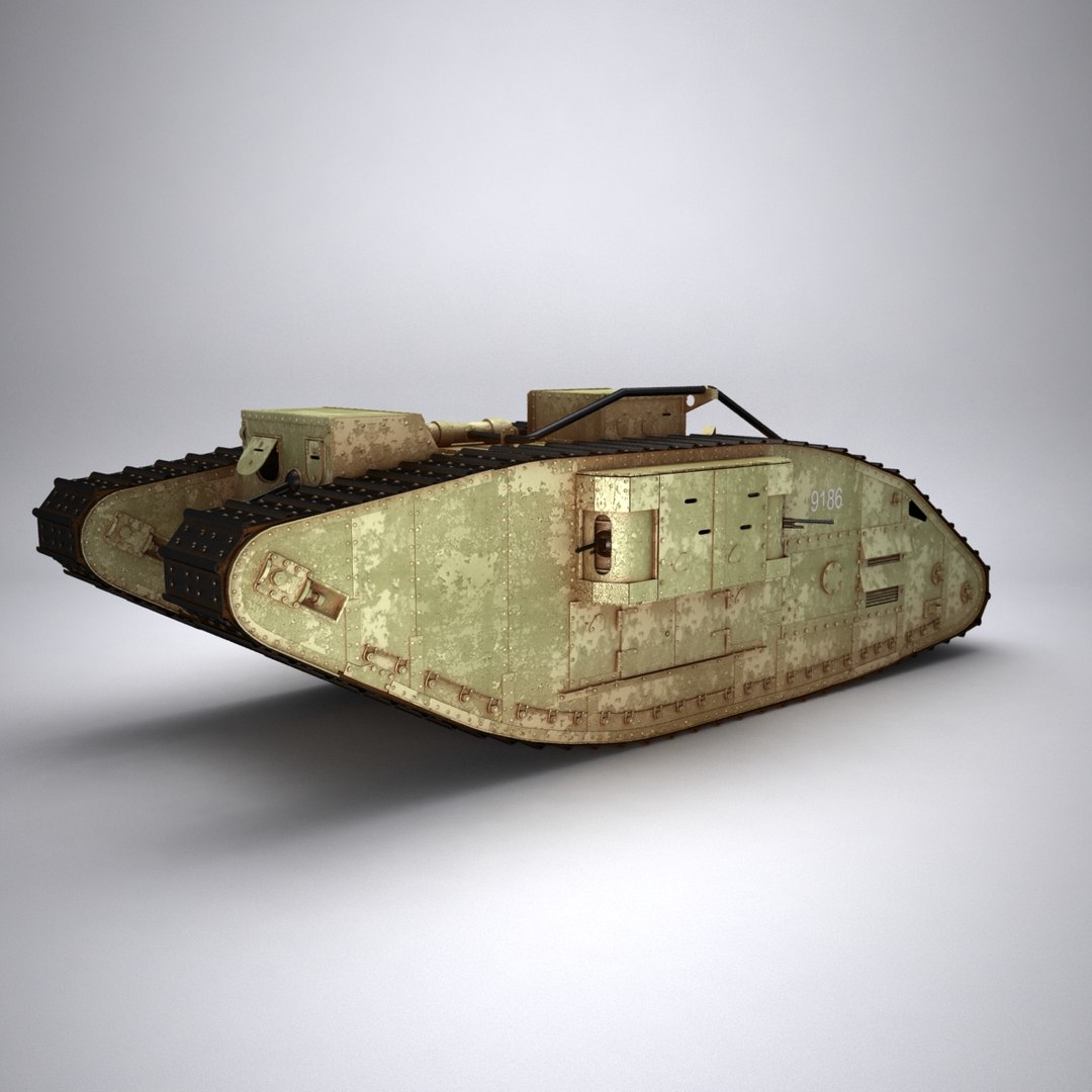3d Model Of Mark War Tank