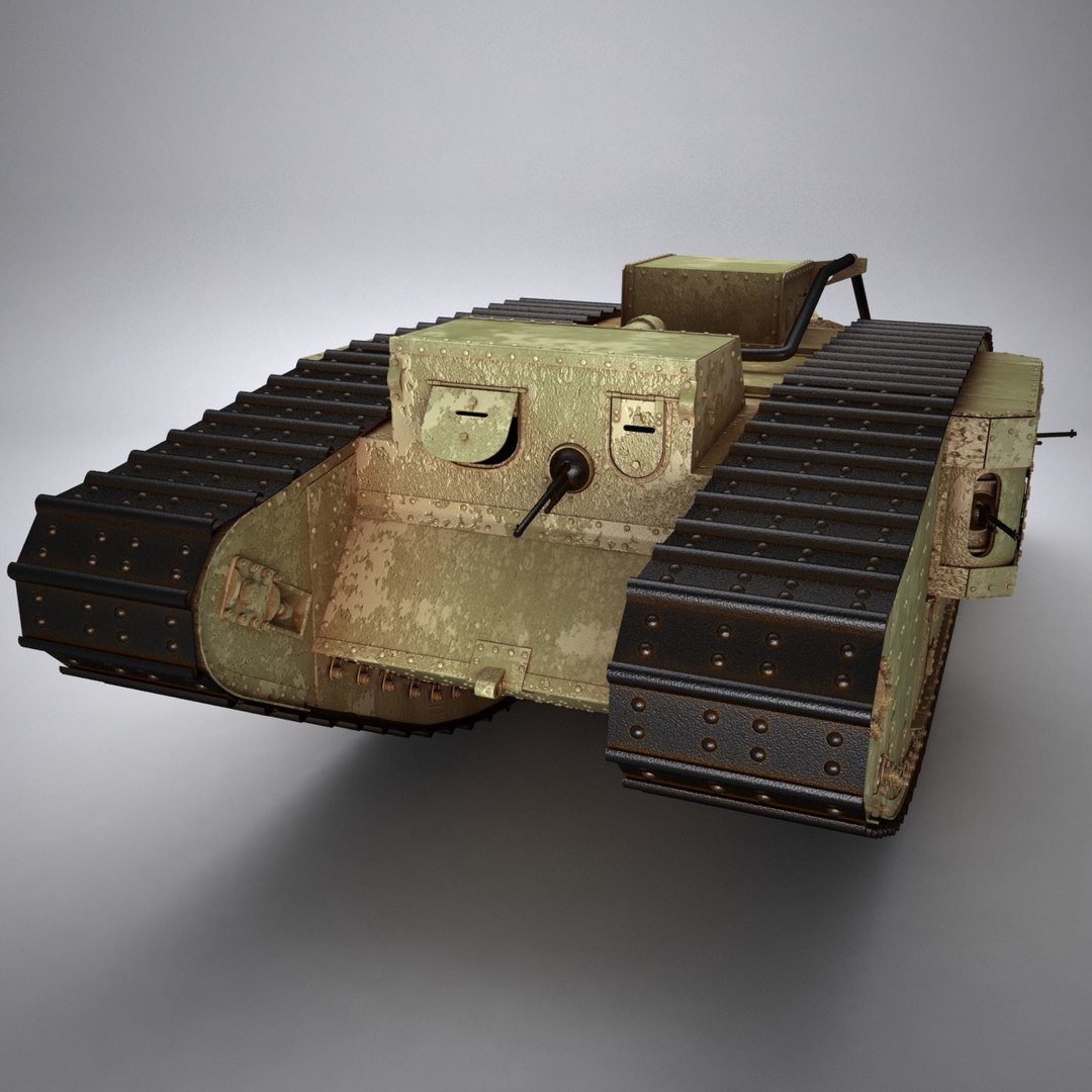 3d Model Of Mark War Tank