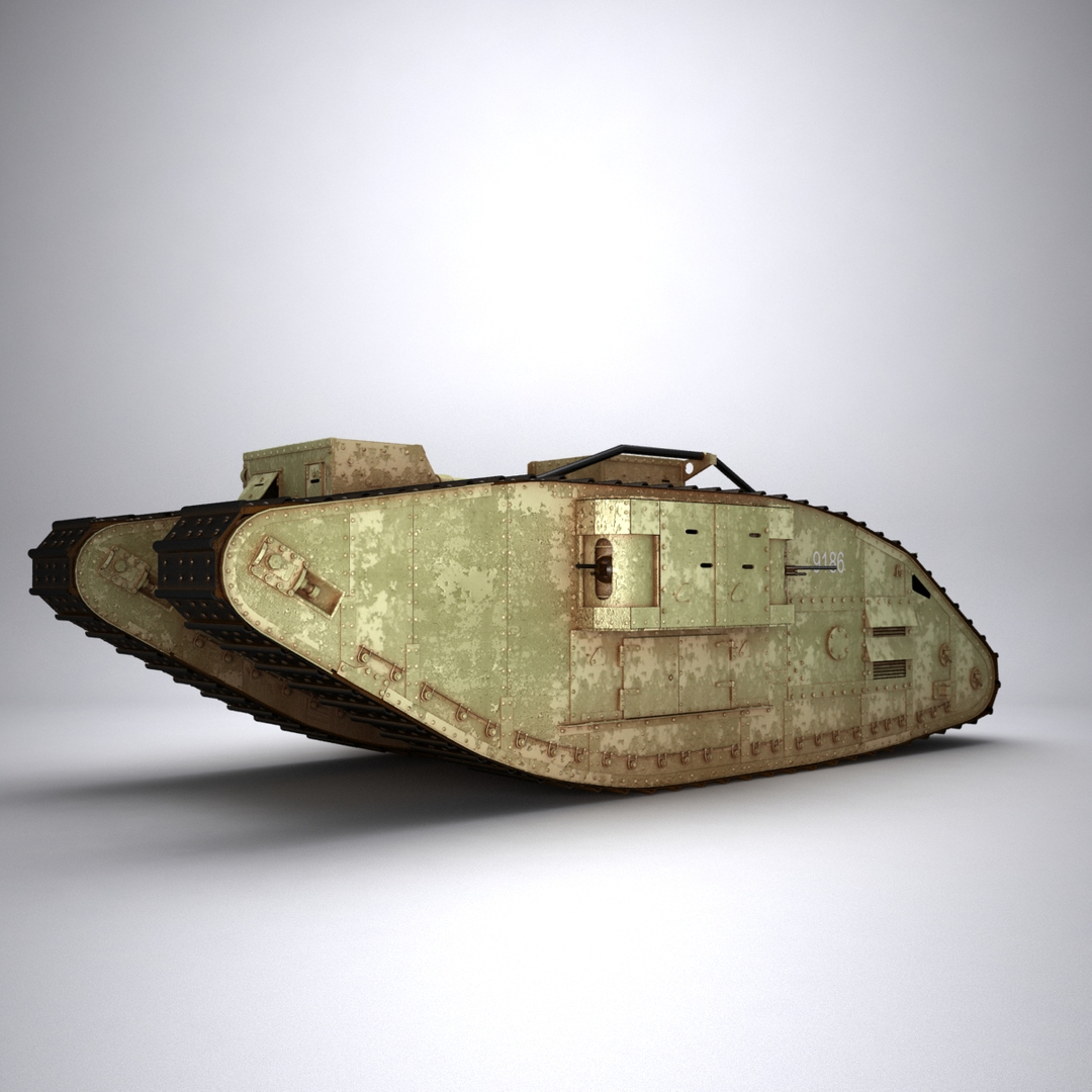 3d Model Of Mark War Tank