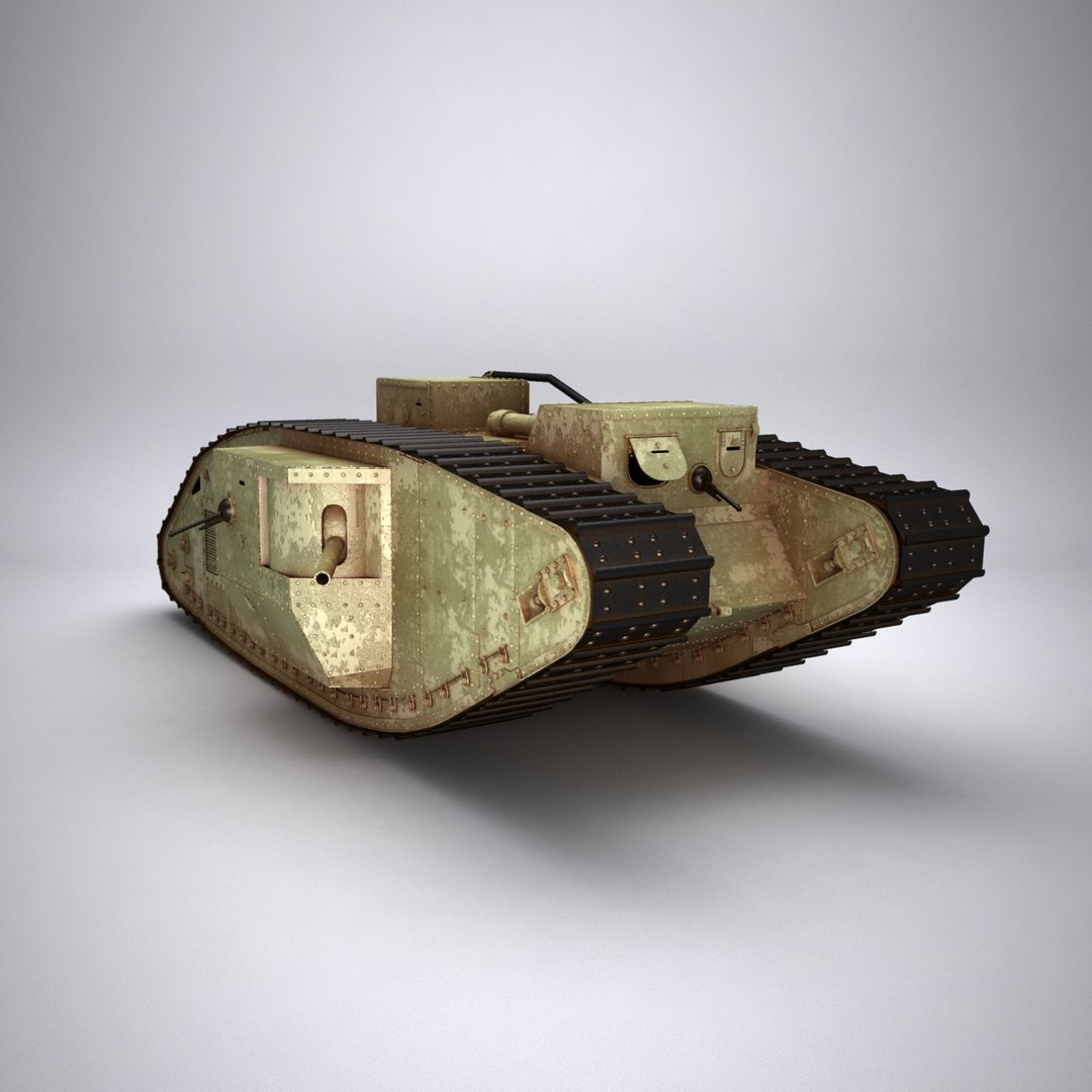 3d Model Of Mark War Tank