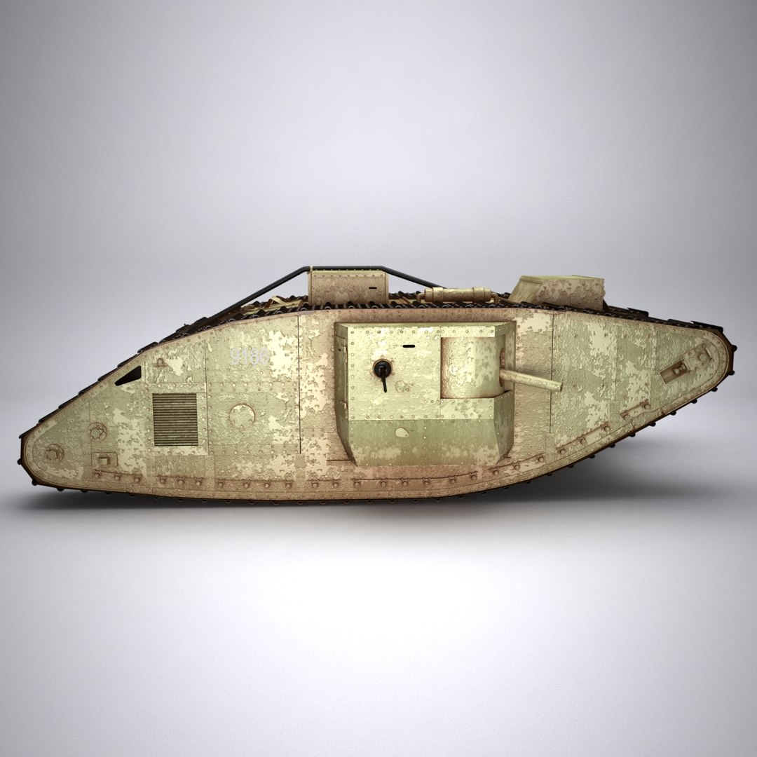 3d Model Of Mark War Tank
