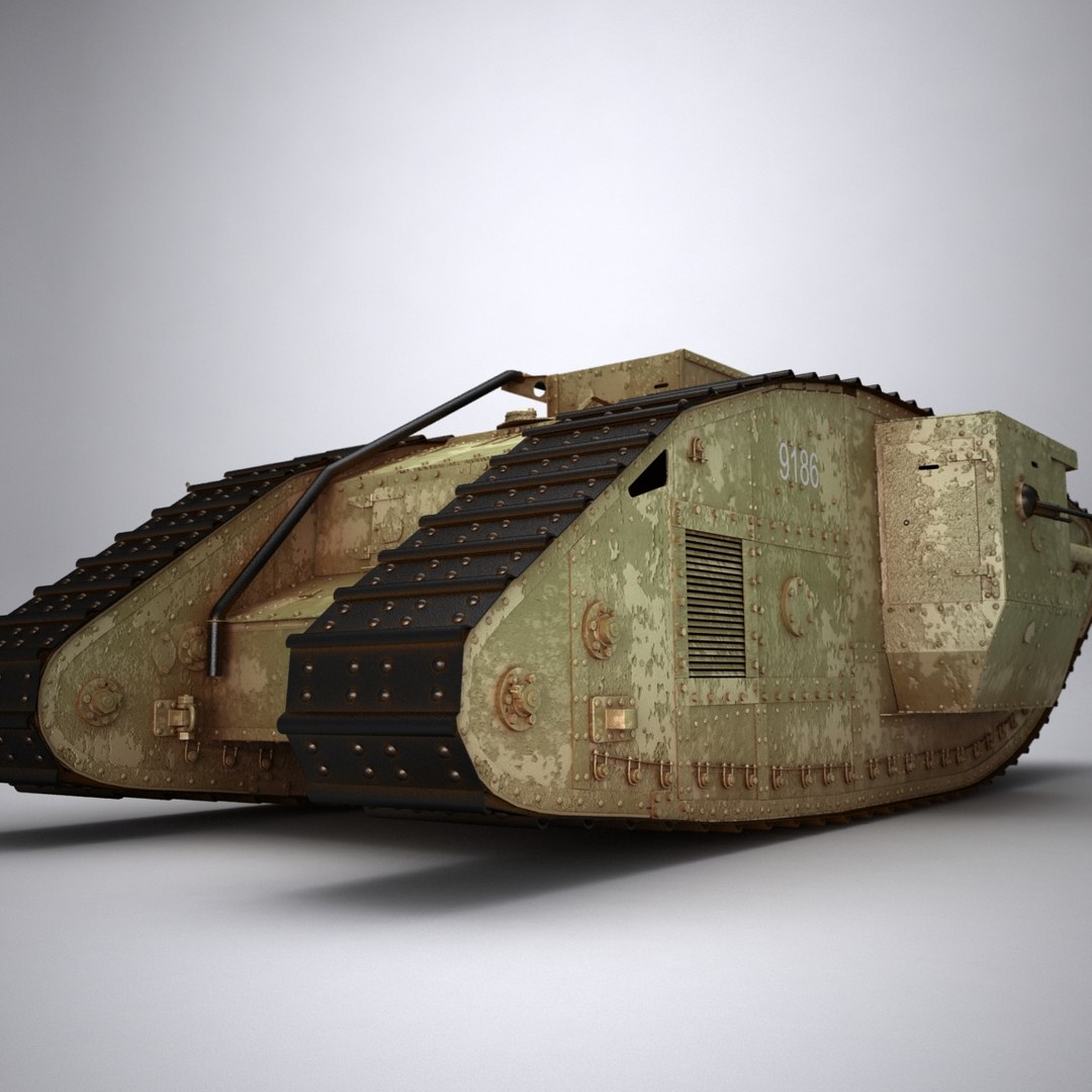 3d Model Of Mark War Tank