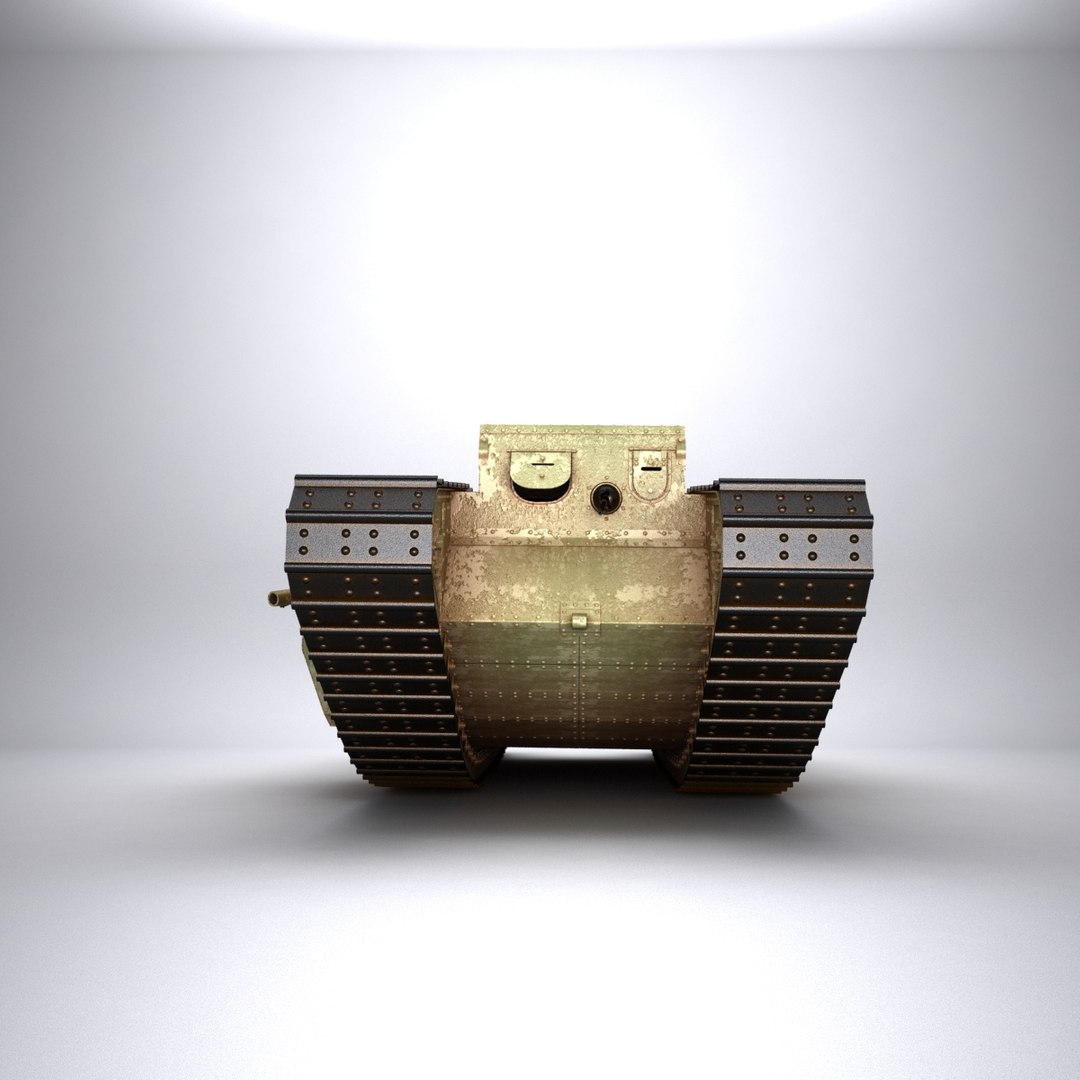 3d Model Of Mark War Tank