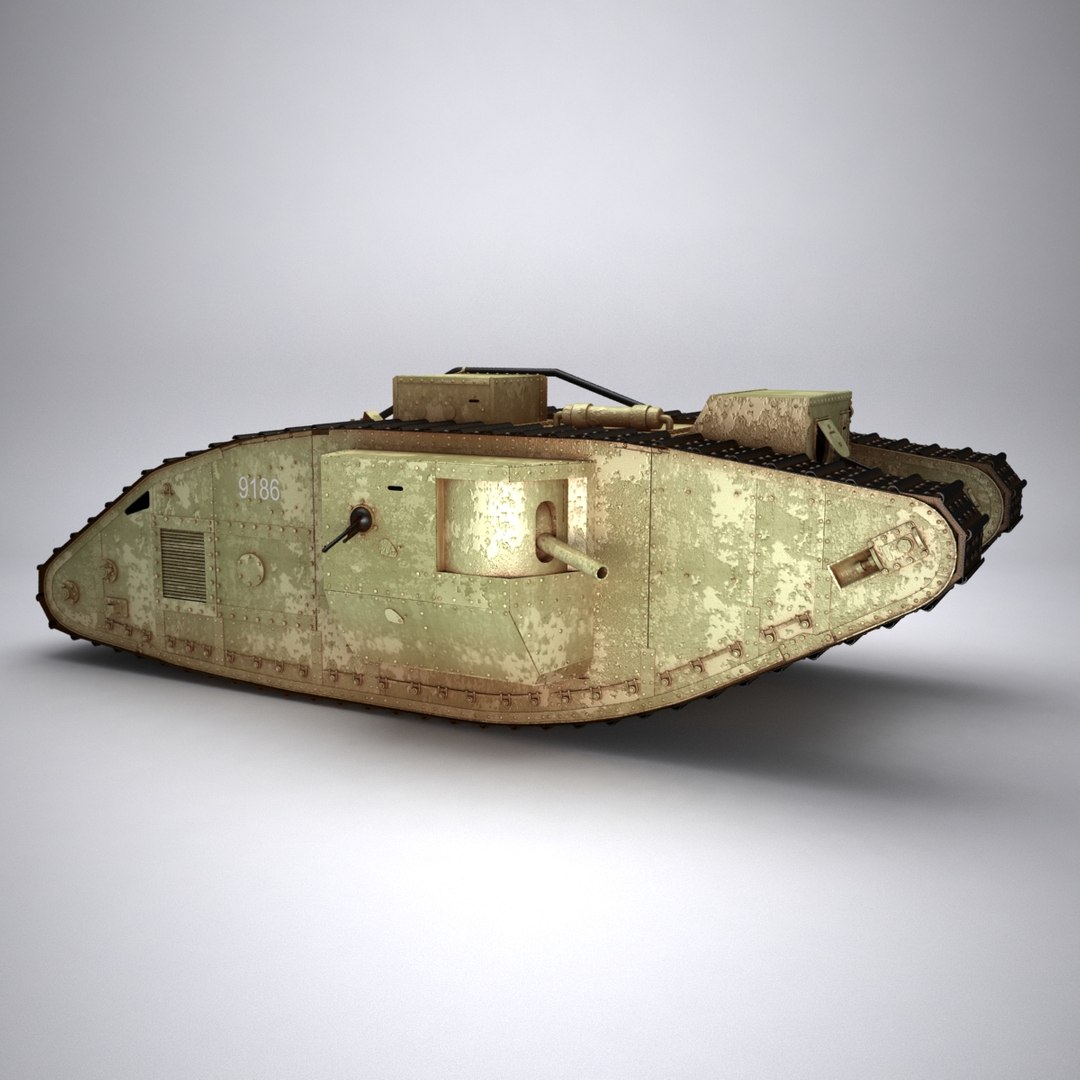 3d Model Of Mark War Tank