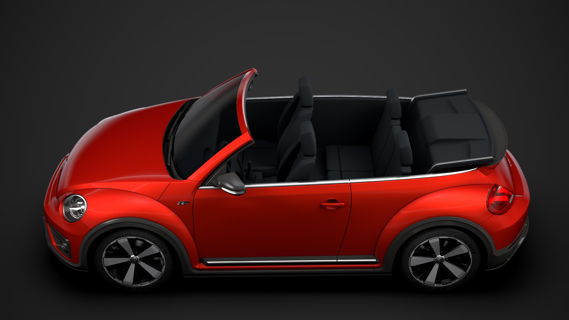 Beetle R Line Convertible 3D Model - TurboSquid 1534666