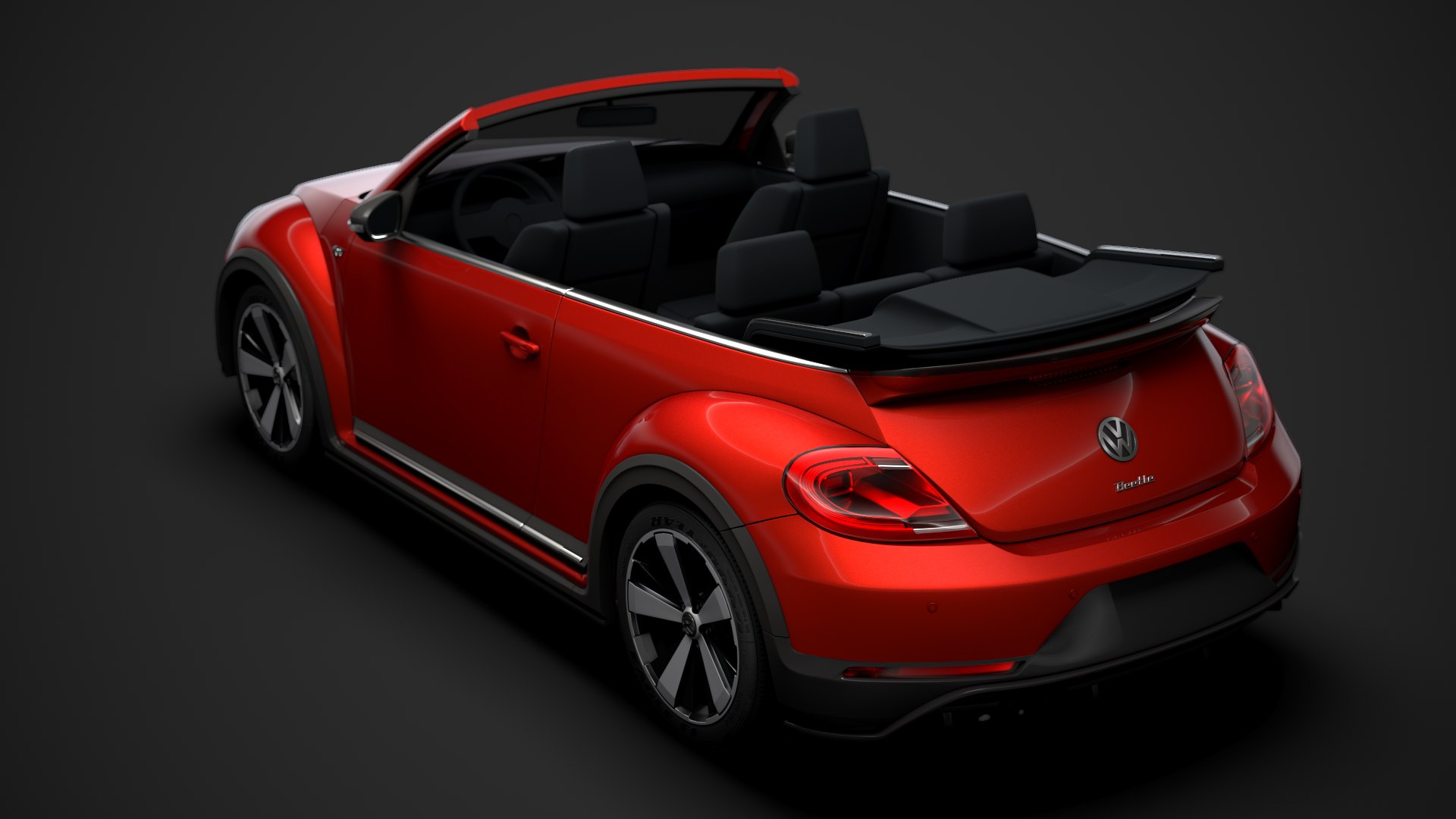 Beetle R Line Convertible 3D Model - TurboSquid 1534666