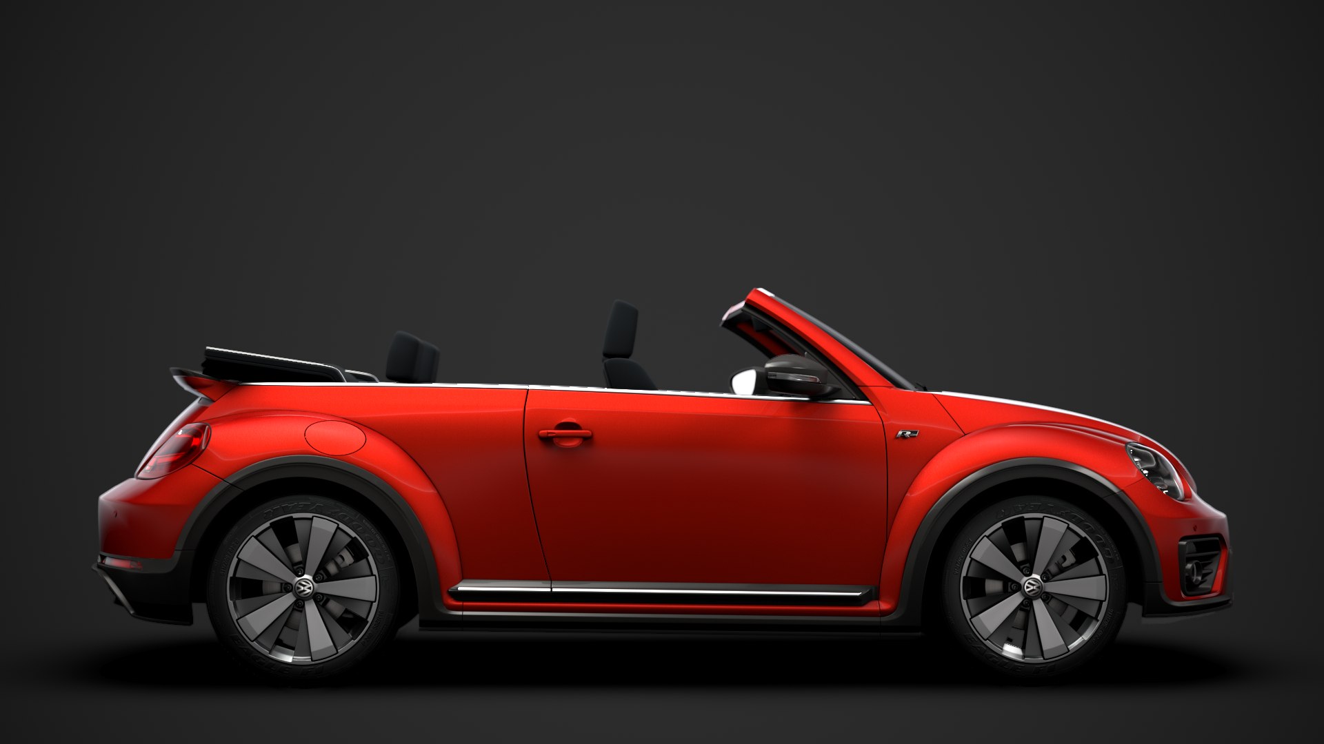 Beetle r line convertible 3D model - TurboSquid 1534666