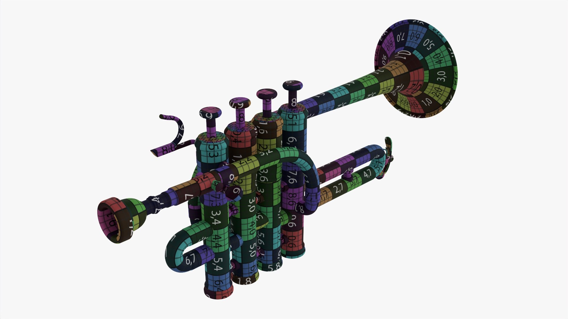 3D Piccolo Trumpet Model - TurboSquid 1809465