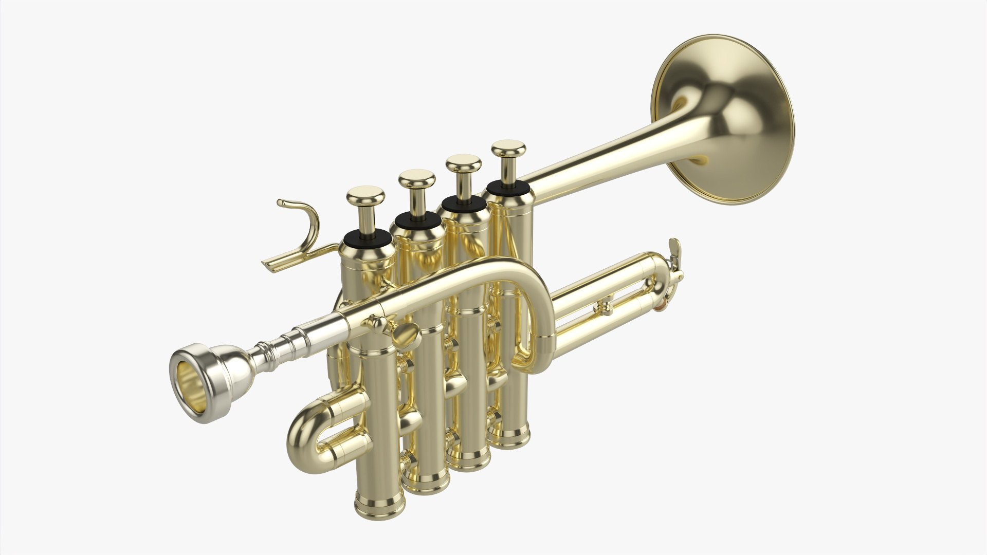 3D Piccolo Trumpet Model - TurboSquid 1809465