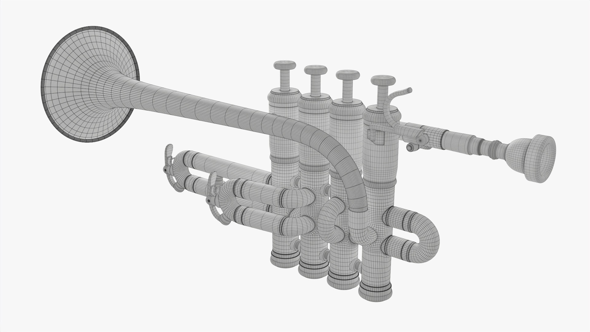 3D Piccolo Trumpet Model - TurboSquid 1809465