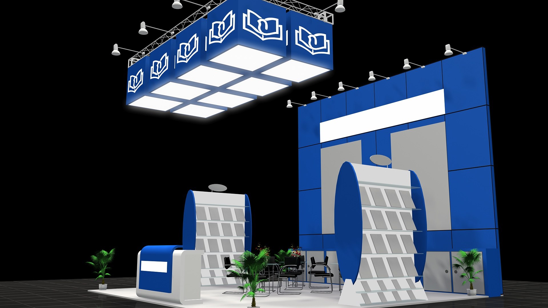 3 Side Open Stand 3D Model - TurboSquid 1995628