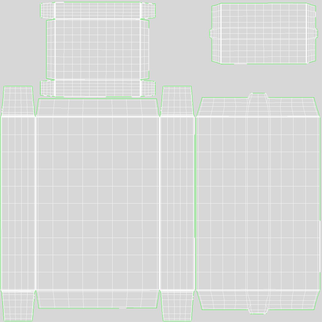 Boxed Cereal Blank and Generic Label 3D - TurboSquid 1995303