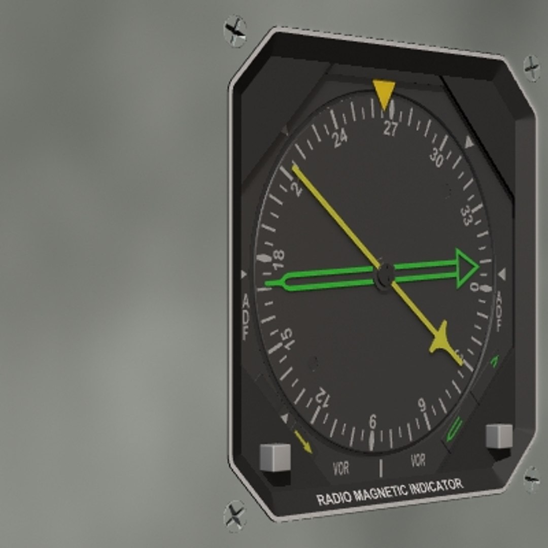 Rmi Radio Magnetic Indicator 3d Model