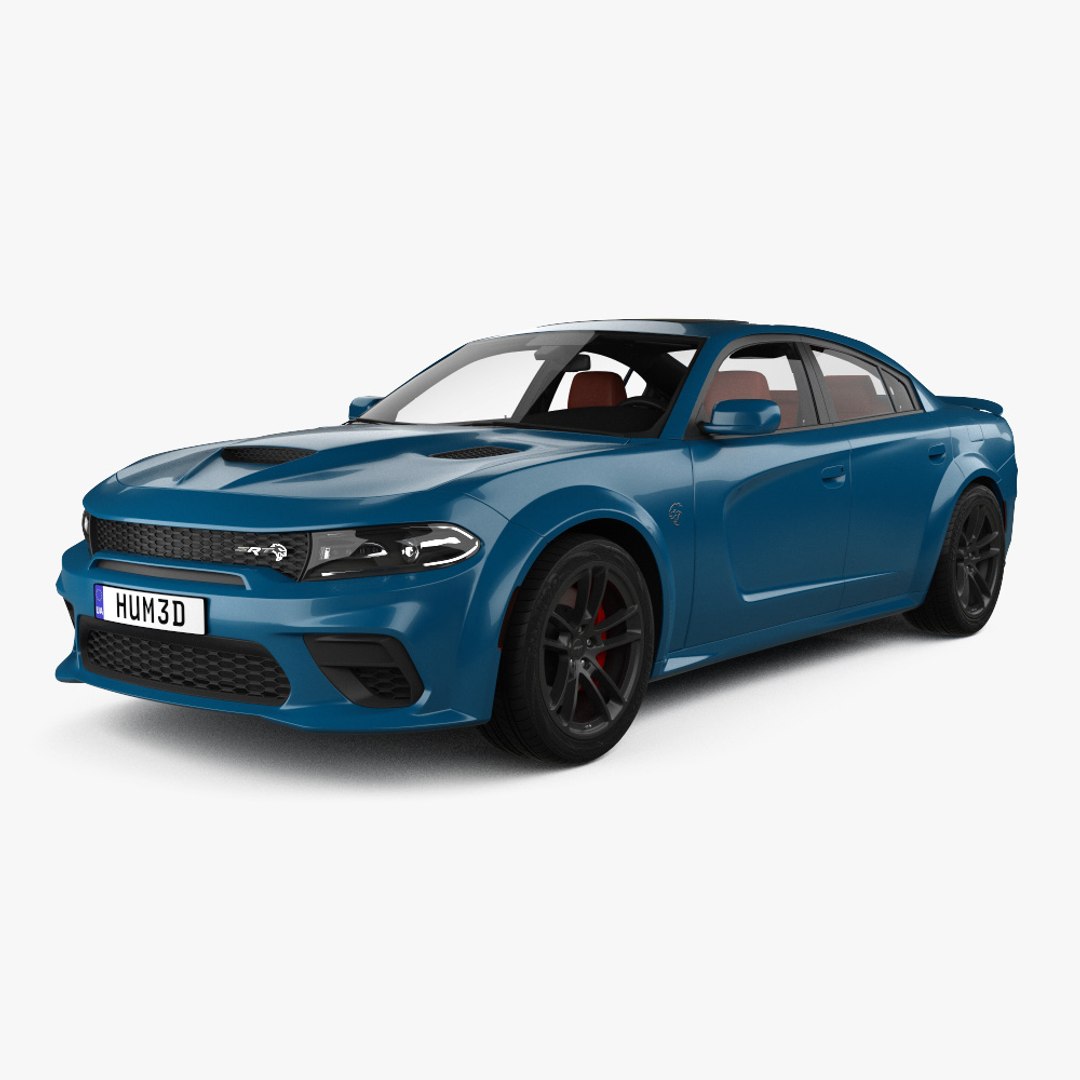 modelo 3d Dodge Charger SRT Hellcat con interior HQ 2020 - TurboSquid ...