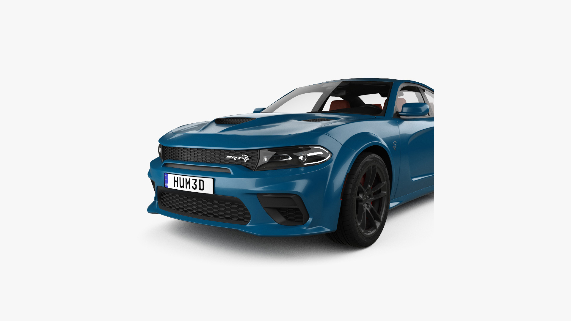 modelo 3d Dodge Charger SRT Hellcat con interior HQ 2020 - TurboSquid ...