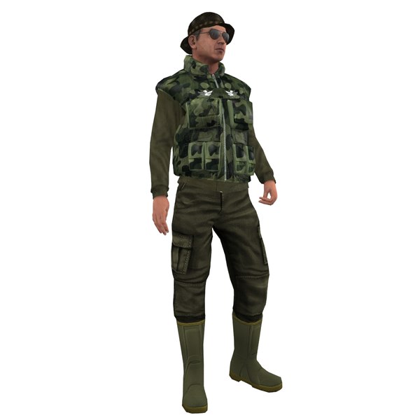 3D Fisher Models | TurboSquid