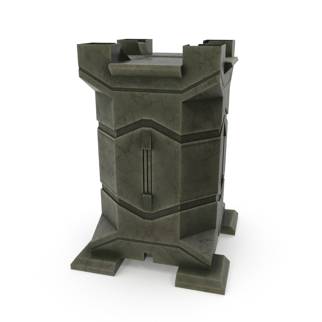 3D Pillar Architecture Column - TurboSquid 1286745