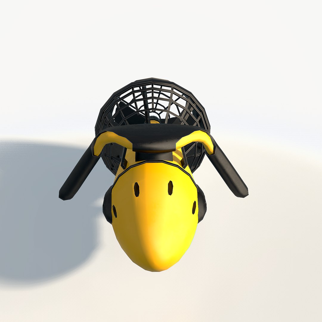 3D yellow underwater model | 1144628 | TurboSquid