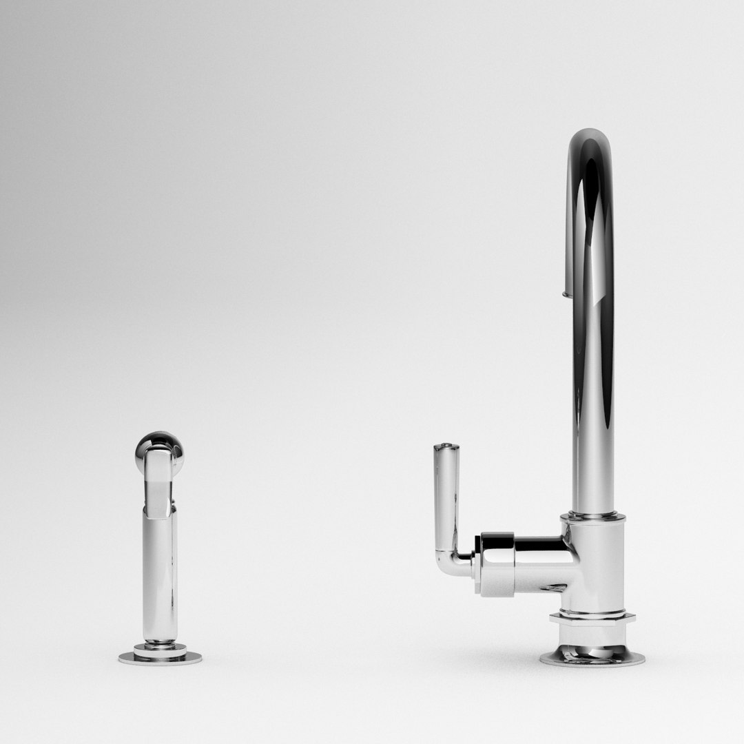 Henry Gooseneck Tap 3D Model - TurboSquid 1499561