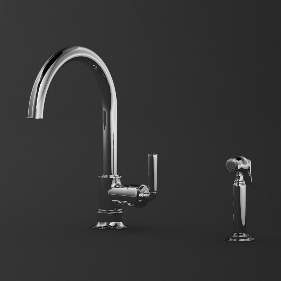 Henry Gooseneck Tap 3D Model - TurboSquid 1499561