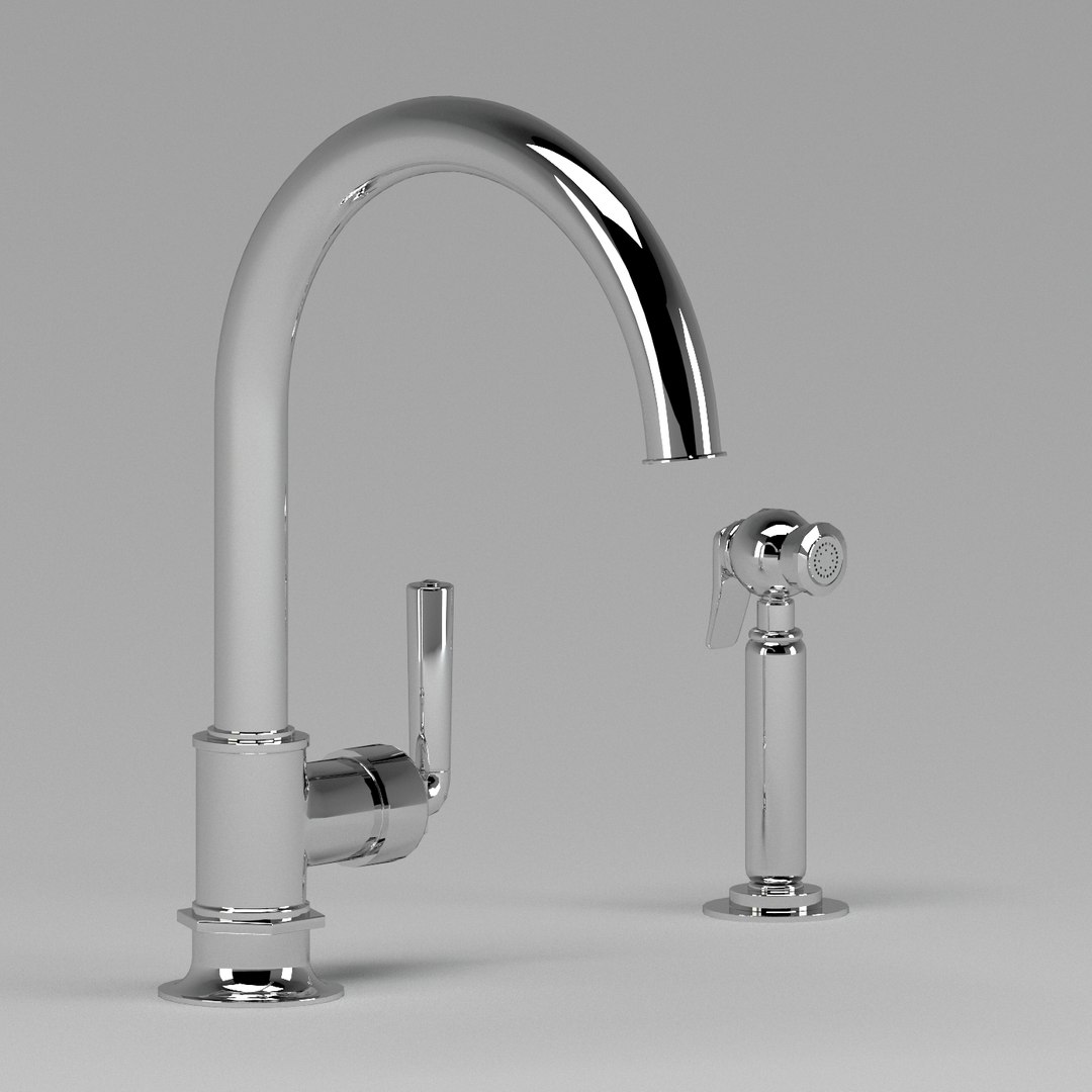 Henry Gooseneck Tap 3D Model - TurboSquid 1499561