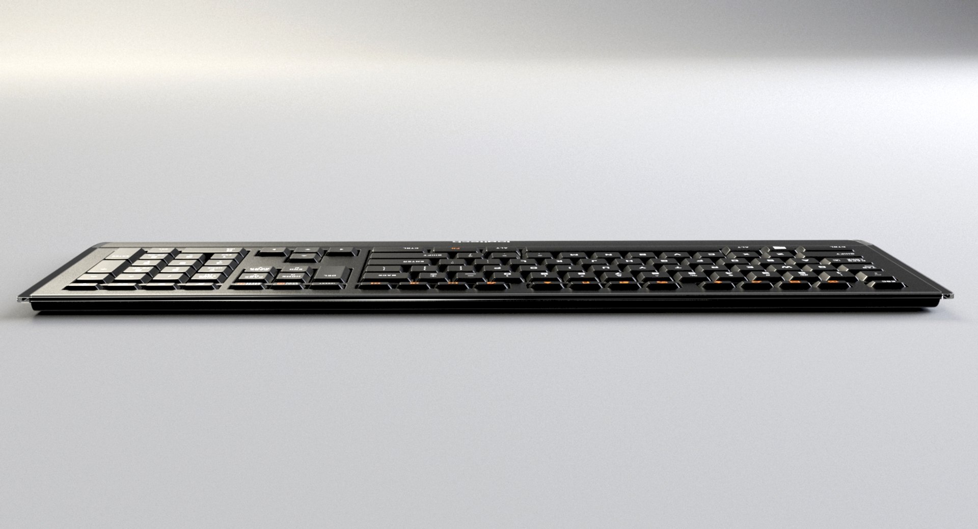 3D model computer keyboard logitech k740 - TurboSquid 1333377