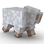 3d Minecraft Sheep Model