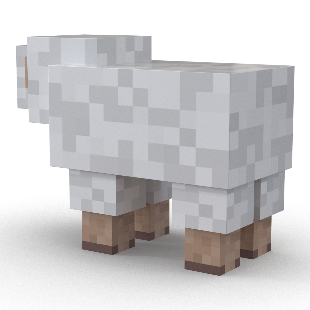 3d minecraft sheep model