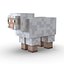 3d Minecraft Sheep Model