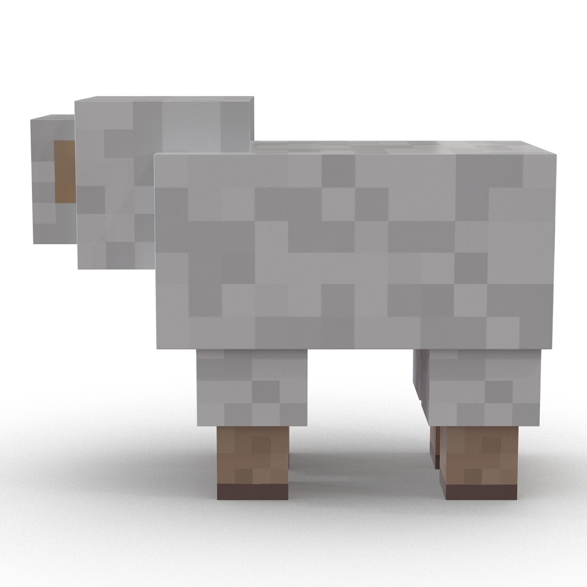 3d minecraft sheep model