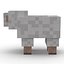 3d Minecraft Sheep Model