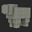 3d Minecraft Sheep Model