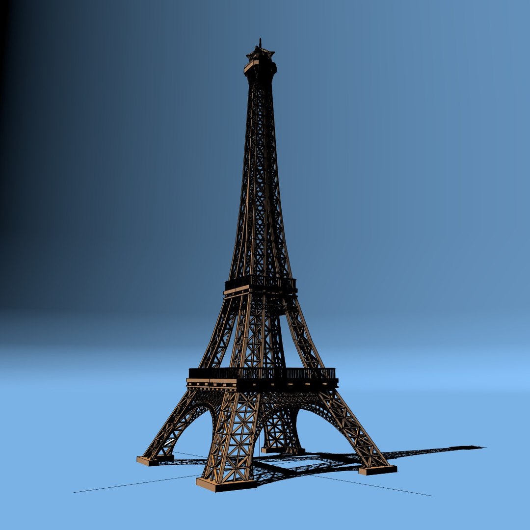 3ds Eiffel Tower