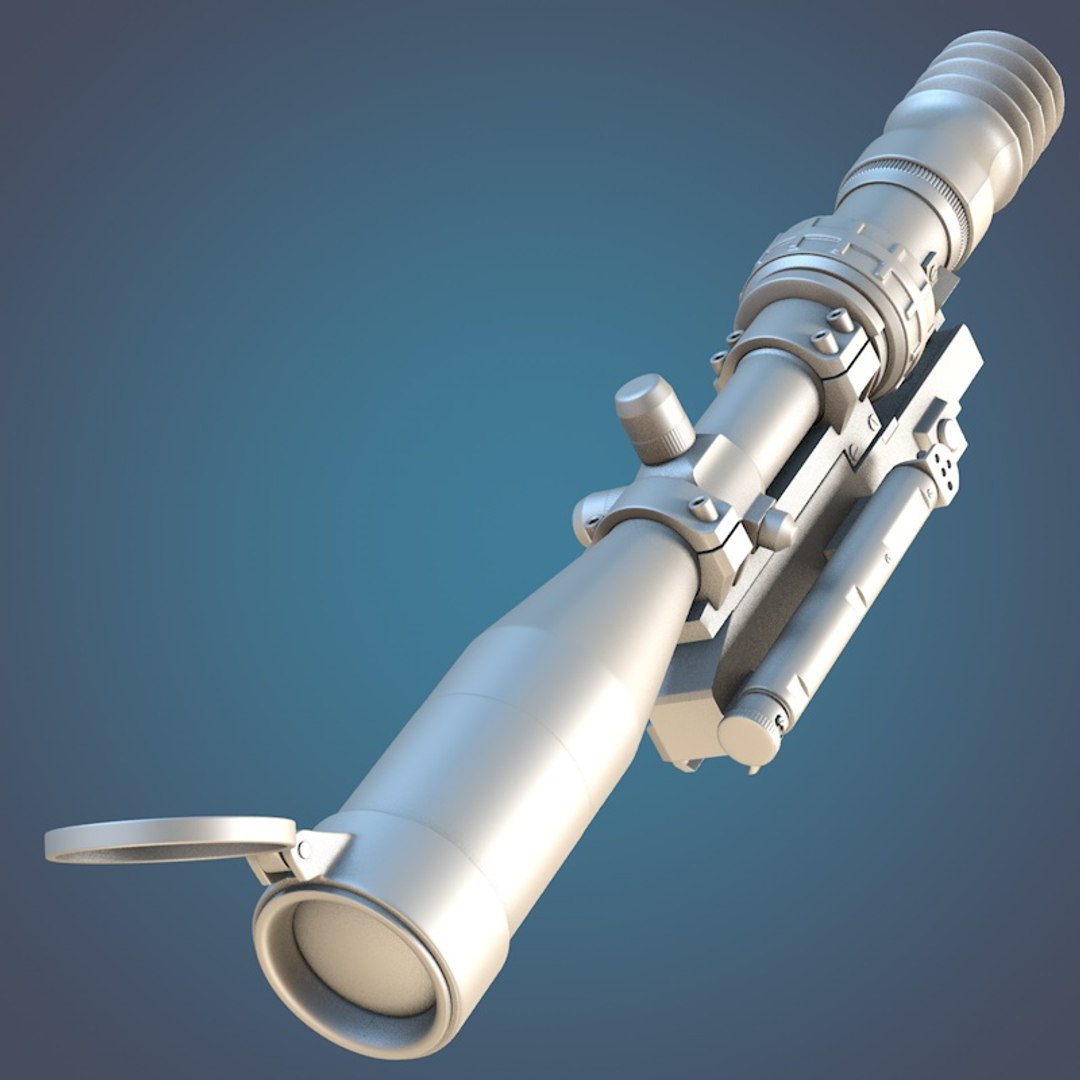 3-10x 1p69 sniper rifle 3d model
