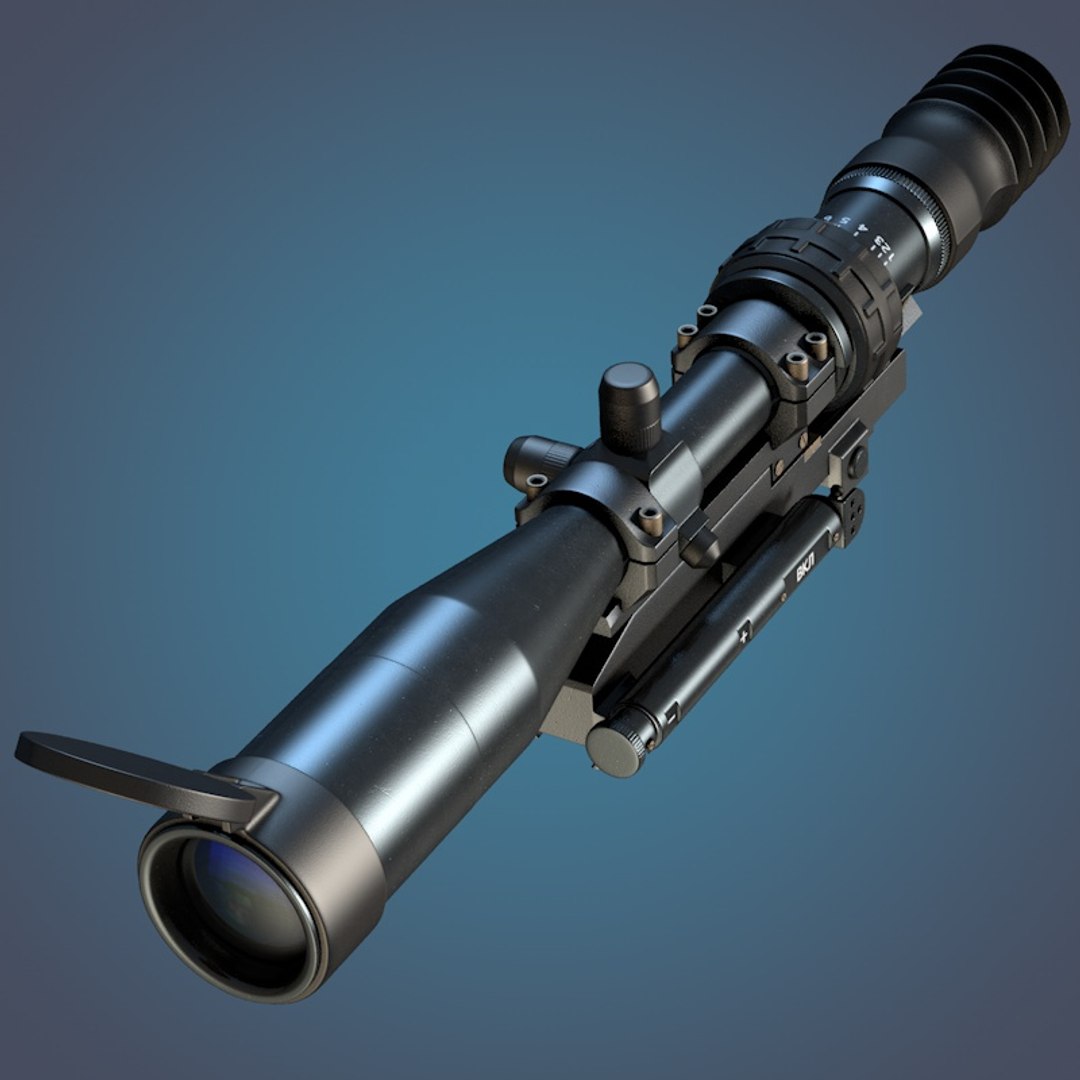 3-10x 1p69 sniper rifle 3d model