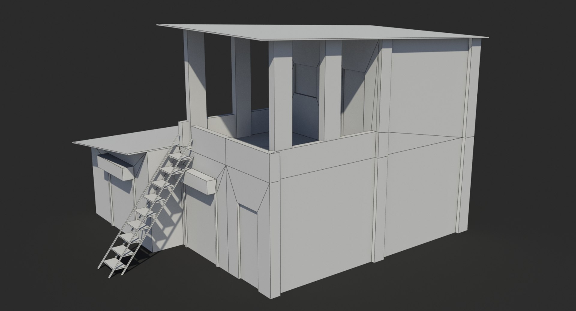 3D Ready Slum Model - TurboSquid 1549065