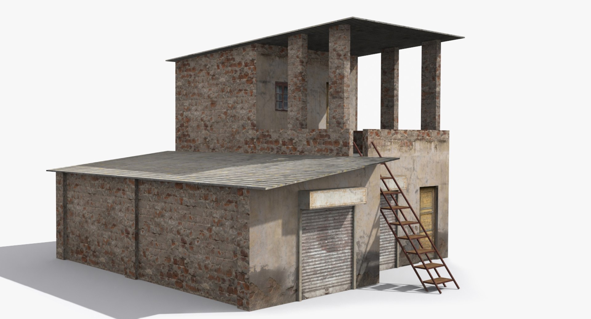 3D Ready Slum Model - TurboSquid 1549065