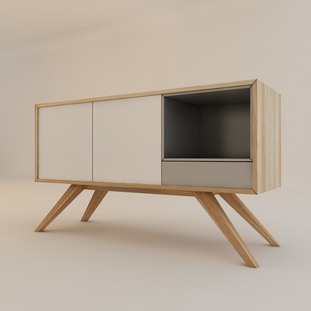 Oslo Sideboard 3D Model - TurboSquid 1266444