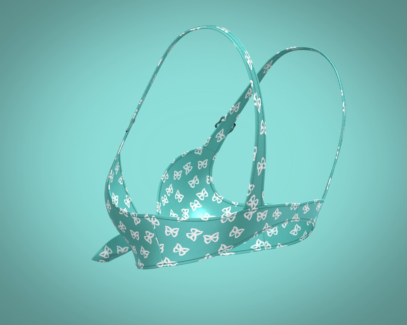 Girls Printed Bra 3D Model - TurboSquid 2130735