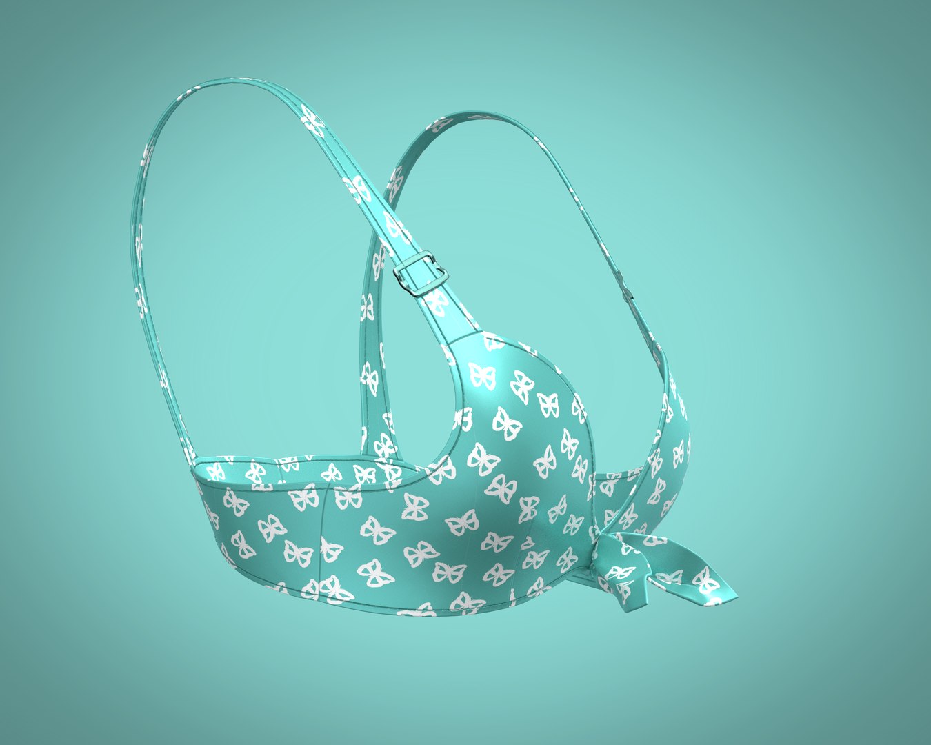Girls Printed Bra 3d Model Turbosquid 2130735