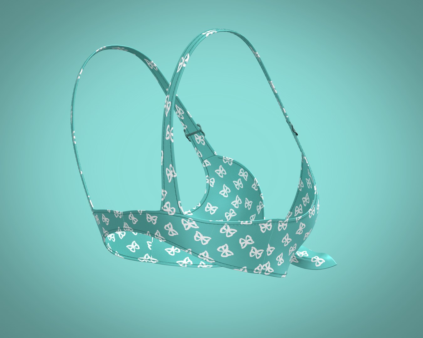 Girls Printed Bra 3D Model - TurboSquid 2130735