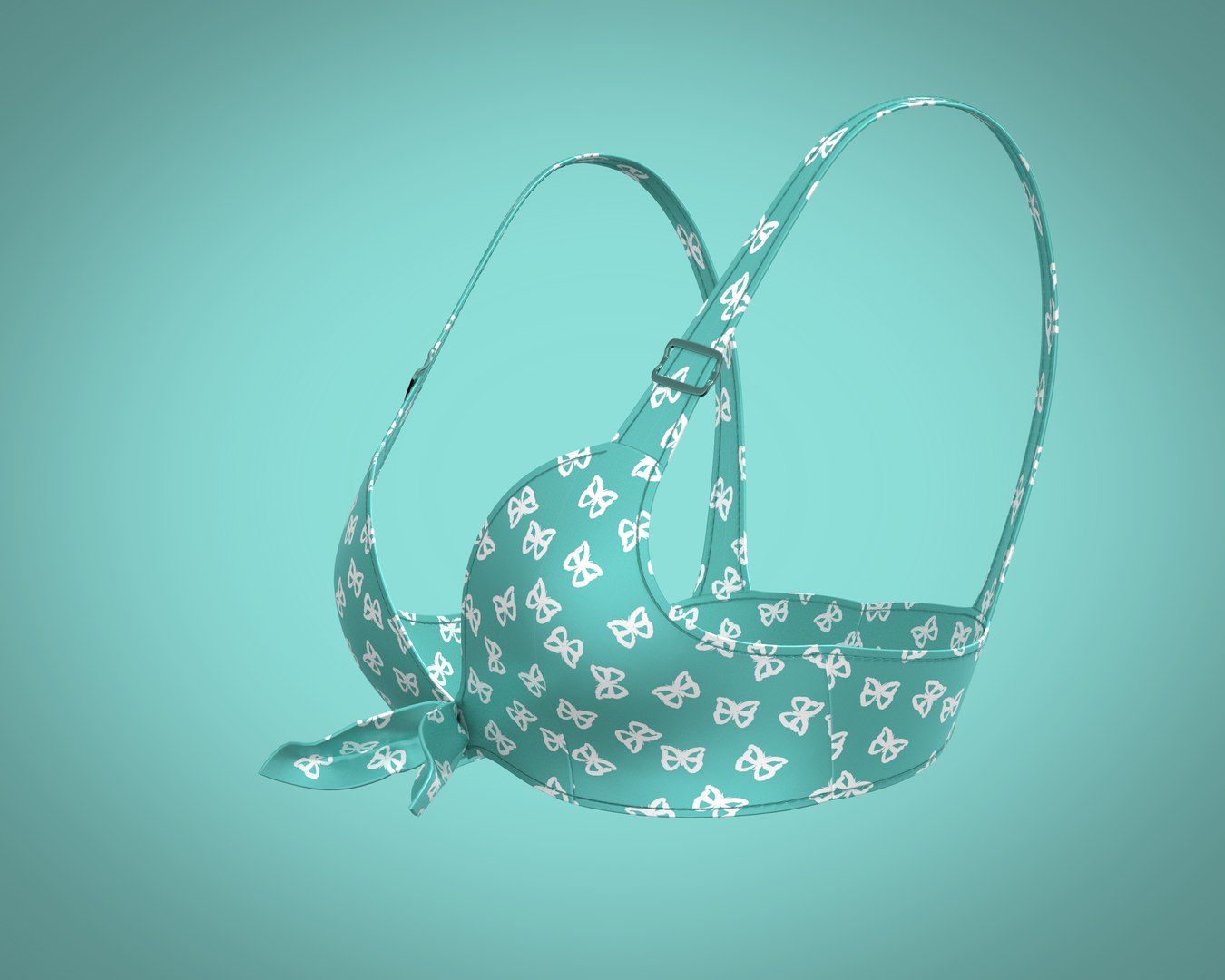 Girls Printed Bra 3D Model - TurboSquid 2130735